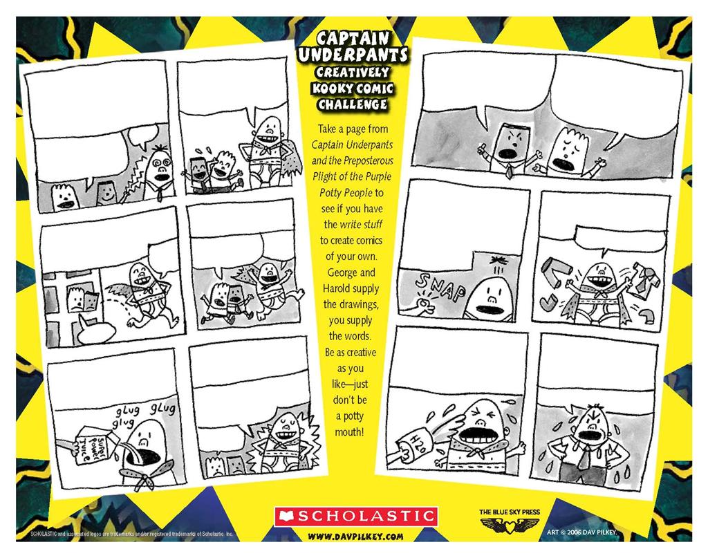 Captain Underpants And the Preposterous Plight of the Purple Potty ...