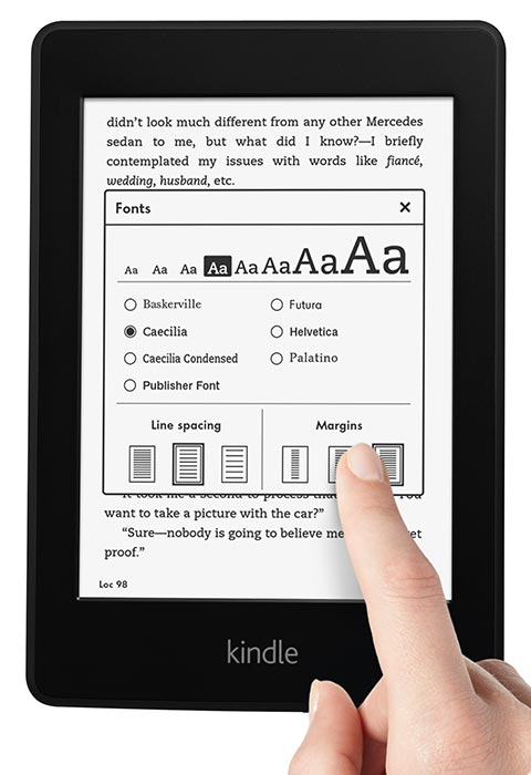 Kindle Paperwhite (5th generation), 6" High Resolution Display (212 ppi ...