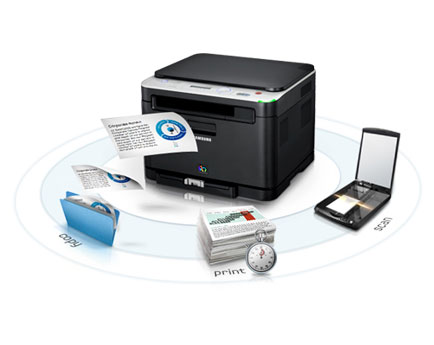 Samsung CLX-3185FW Colour Laser Printer/Scanner/Copier/Fax (Wireless ...