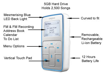 Creative Zen Micro 5GB - Silver: Amazon.co.uk: Audio & HiFi