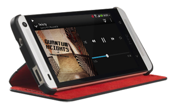 HTC Double Dip Flip Case for HTC One - Black/Red: Amazon.co.uk ...