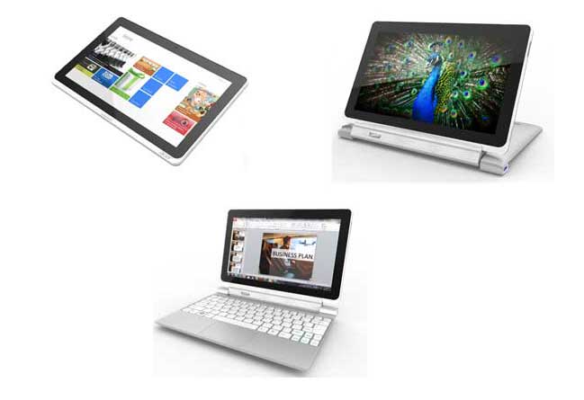 Acer Iconia W510 10.1-inch Tablet with Keyboard-Silver (Intel Atom ...