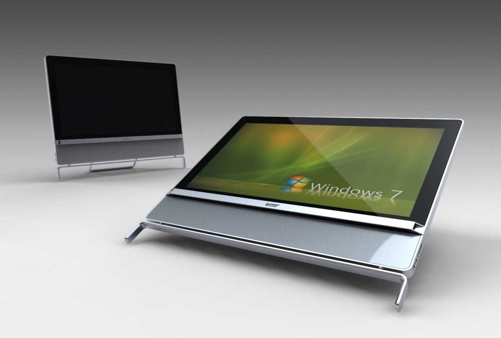 Acer Aspire Z5801 24 inch Touchscreen All-in-One Desktop PC (Intel Core ...