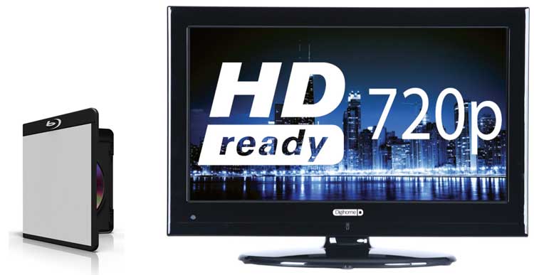 Digihome LCD32913HDDVD 32-inch Widescreen HD Ready LCD TV with Freeview ...