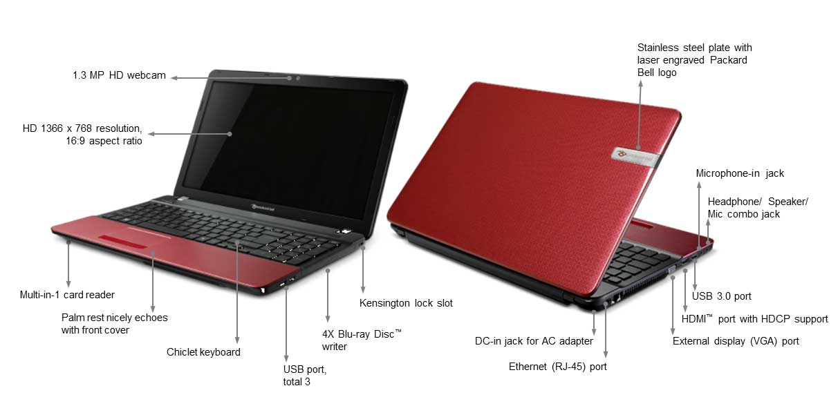 Packard Bell EasyNote TS11 15.6 inch Laptop (Intel Core i5-2430, RAM ...