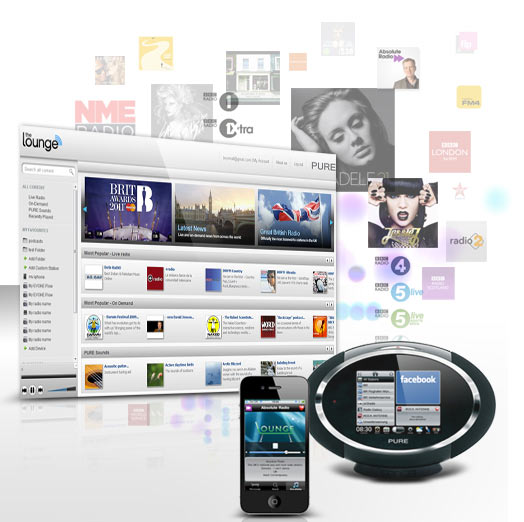 Pure Evoke Flow Portable DAB / FM / Internet Radio : Amazon.co.uk ...