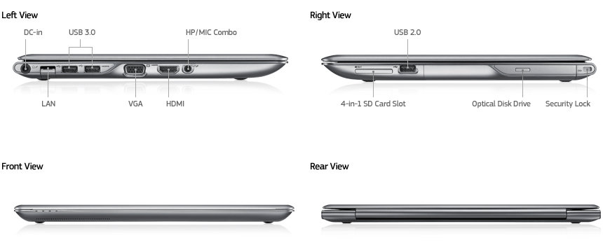 Samsung Series 5 NP530U4C 14 inch Ultrabook - Silver (Intel Core i5 ...