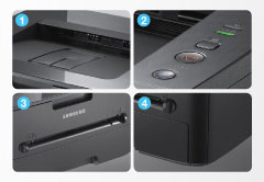 Samsung ML-2525W Black Mono Laser Printer (Wireless) - Samsung