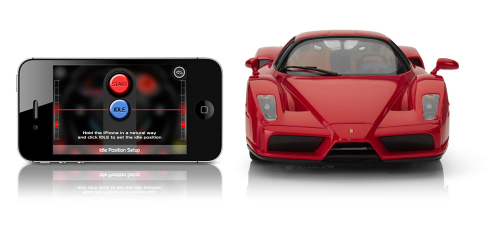 Silverlit Ferrari Enzo 1:16 Scale I-Connect Bluetooth Supercar (Bright ...