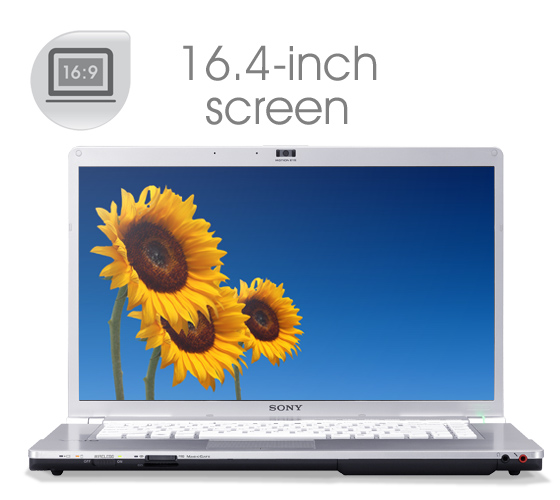 Sony VAIO FW51ZFH 16.4-inch Laptop (Core 2 Duo T9600 2.8 GHz Processor ...