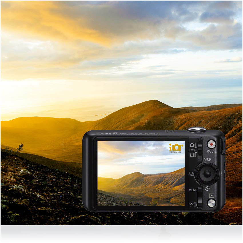 Sony DSCWX60 Digital Compact Camera - Black (16MP, 8x Zoom): Amazon.co ...
