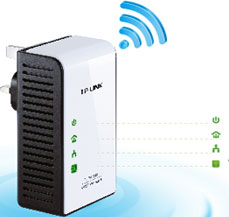 TP-LINK TL-WPA281KIT AV200 With 1 LAN port 300M Wireless N Powerline ...