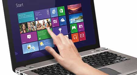 Toshiba Satellite P845t-10G 14-inch Touchscreen Notebook (Intel Core i3 ...