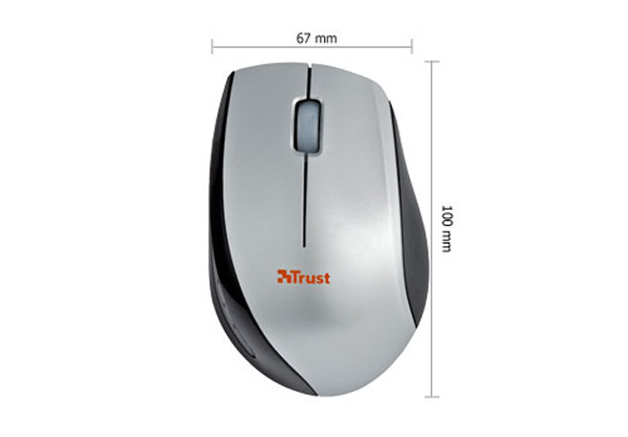 Trust Isotto Wireless Mini Mouse for PC, Laptop - Grey: Amazon.co.uk ...