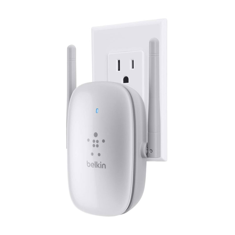 Belkin N300 Universal Dual Band Wi-Fi Range Extender/Wireless Signal ...