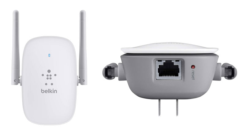 Belkin N300 Universal Dual Band Wi-Fi Range Extender/Wireless Signal ...