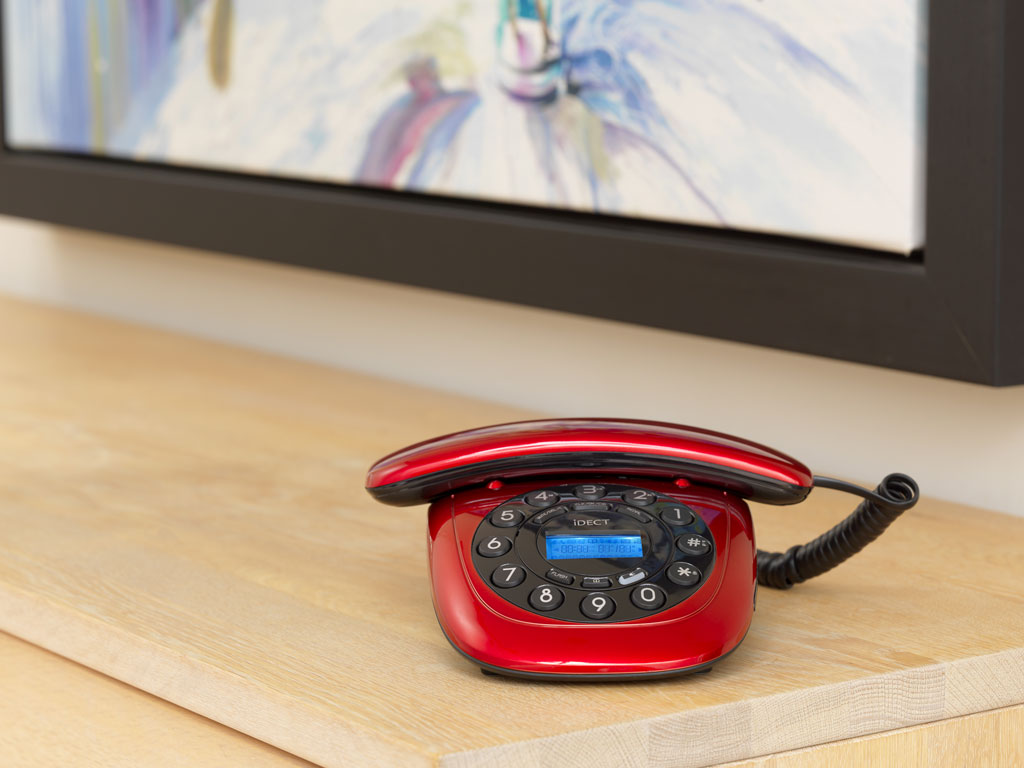 Idect Carrera Combo Twin Cordless + Corded Digital Phones Speakerphone ...
