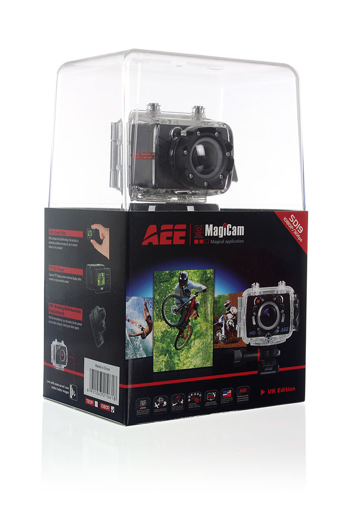 AEE MagiCam SD19 Waterproof 1080p 30 FPS HD Sports Action Camera with ...