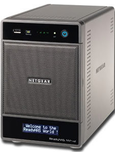 Netgear Ready Nas NV+ 4 Bay Gigabit Desktop Network Storage System ...