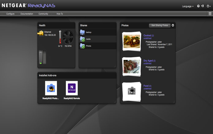 Netgear Ready Nas NV+ 4 Bay Gigabit Desktop Network Storage System ...