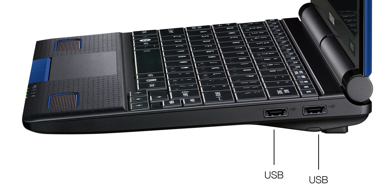 Toshiba NB550D-10T 10.1 inch Netbook (AMD C60 1.0/1.3GHz, RAM 1GB, HDD ...