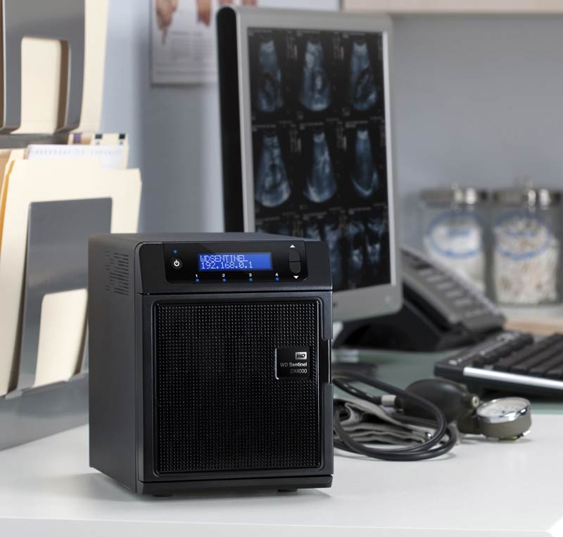 WD Sentinel DX4000 WDBLGT0040KBK-EESN 4TB 4 Bay NAS : Amazon.co.uk ...