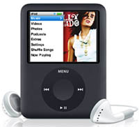 Apple iPod Nano 3 MP3-Player (inkl. Video-Funktion) 8 GB schwarz ...