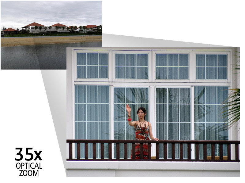 Canon PowerShot SX40 HS Digital Camera - Black (12.1MP, Super Wide ...