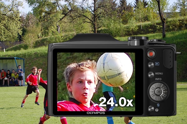 Olympus SZ-30MR Digital Camera - Black (16MP, 24x Wide Optical Zoom) 3. ...