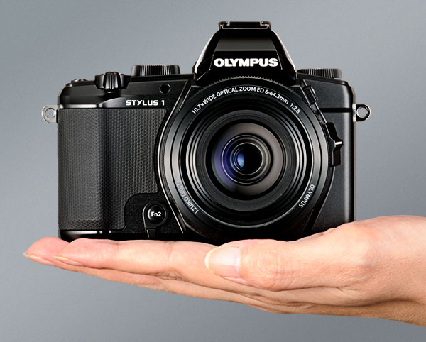 Olympus Stylus 1 Compact Digital Camera - Black (12MP, 10.7x i.Zuiko ...