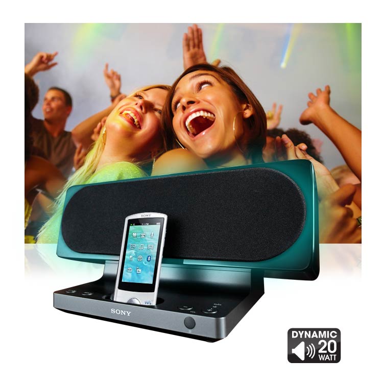 Sony SRSNWGU50.CEK Walkman Speaker Dock with Remote Control: Amazon.co ...