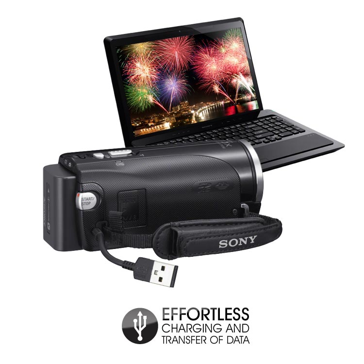 Sony Handycam CX250 Full HD Camcorder - Black (8.9MP, 30x Optical Zoom ...