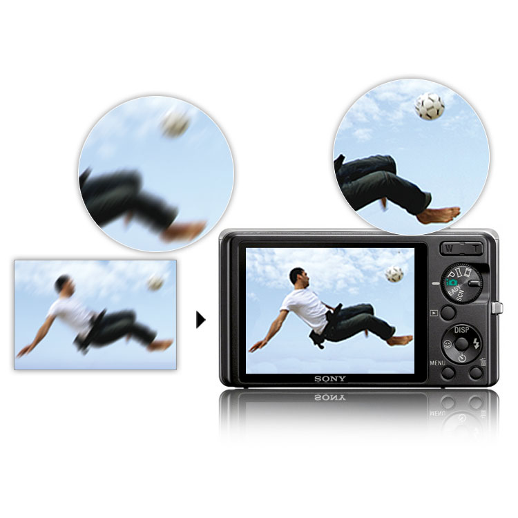 Sony DSCW380B Cyber-shot Digital Camera - Black (14.1 MP, 5x Optical ...