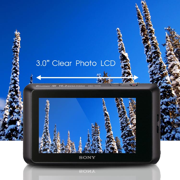Sony DSCTX10 Cyber-shot Digital Still Camera - Black (16.2MP, 4x ...