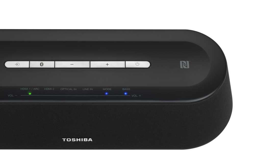 Toshiba 3D Mini Sound Bar II with Wireless Subwoofer & Bluetooth/NFC ...