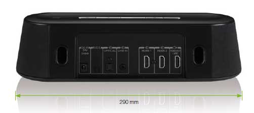 Toshiba 3D Mini Sound Bar II with Wireless Subwoofer & Bluetooth/NFC ...