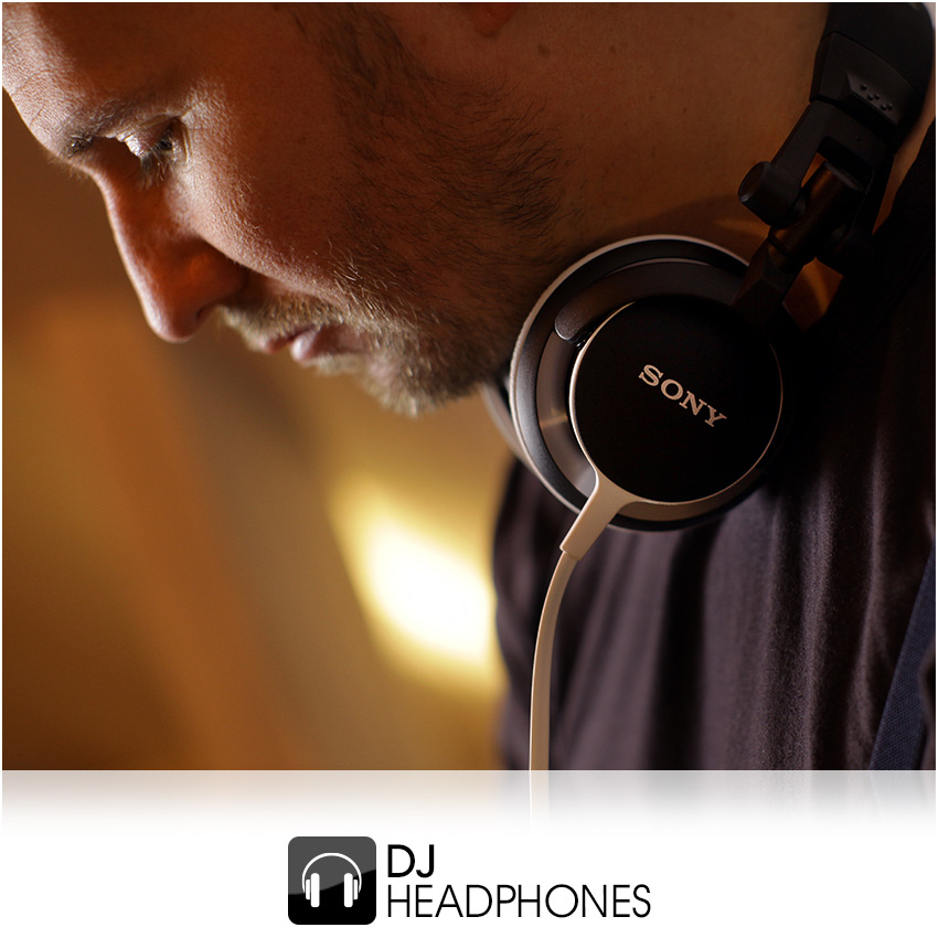 Sony MDR-V150 Headphones with Reversible Housing for DJ Monitoring ...