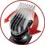 Philips QC5530/15 Do It Yourself Hair Clipper with 180° Rotating Head ...