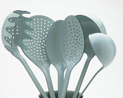 Nigella Lawson Living Kitchen Utensils Set/6 Blue : Amazon.co.uk