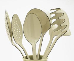 Nigella Lawson Living Kitchen Utensils Set/6 Cream : Amazon.co.uk: Home ...