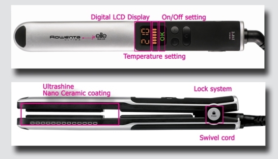 Rowenta for Elite Ultima Digital Straightener CF7152 : Amazon.co.uk: Beauty