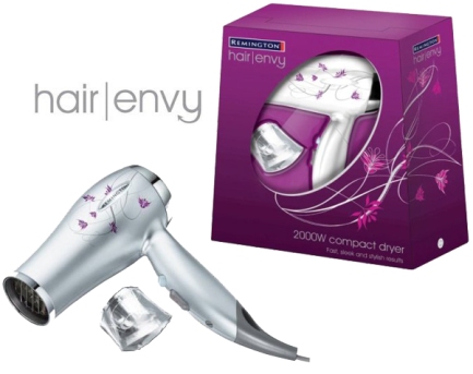 Remington Hair Envy D3019 Designer Hair Dryer 2000W Gift Set : Amazon ...