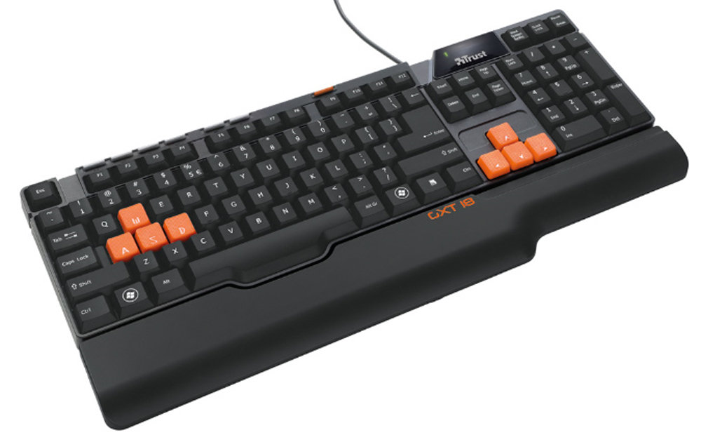 Trust GXT 18 Wired Gaming Keyboard - Black : Amazon.co.uk: PC & Video Games