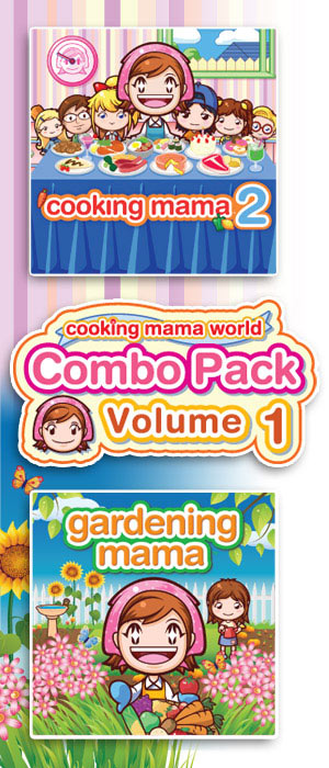 Cooking Mama Double Pack Volume 1 with Cooking Mama 2 and Gardening ...