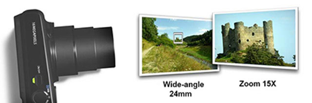 Ricoh HZ15 Digital Camera - Black (16MP, 15 x Optical Zoom) 3 inch LCD ...