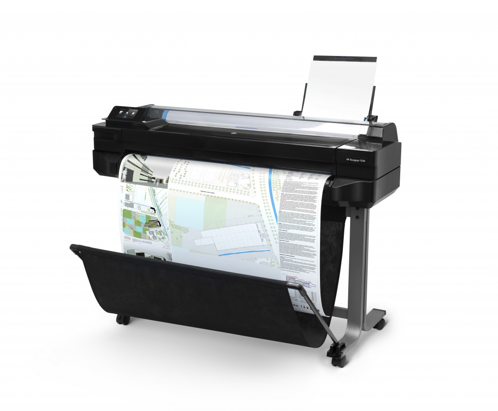 HP DesignJet T520 36 inch Large Format Colour Inkjet ePrinter - HP