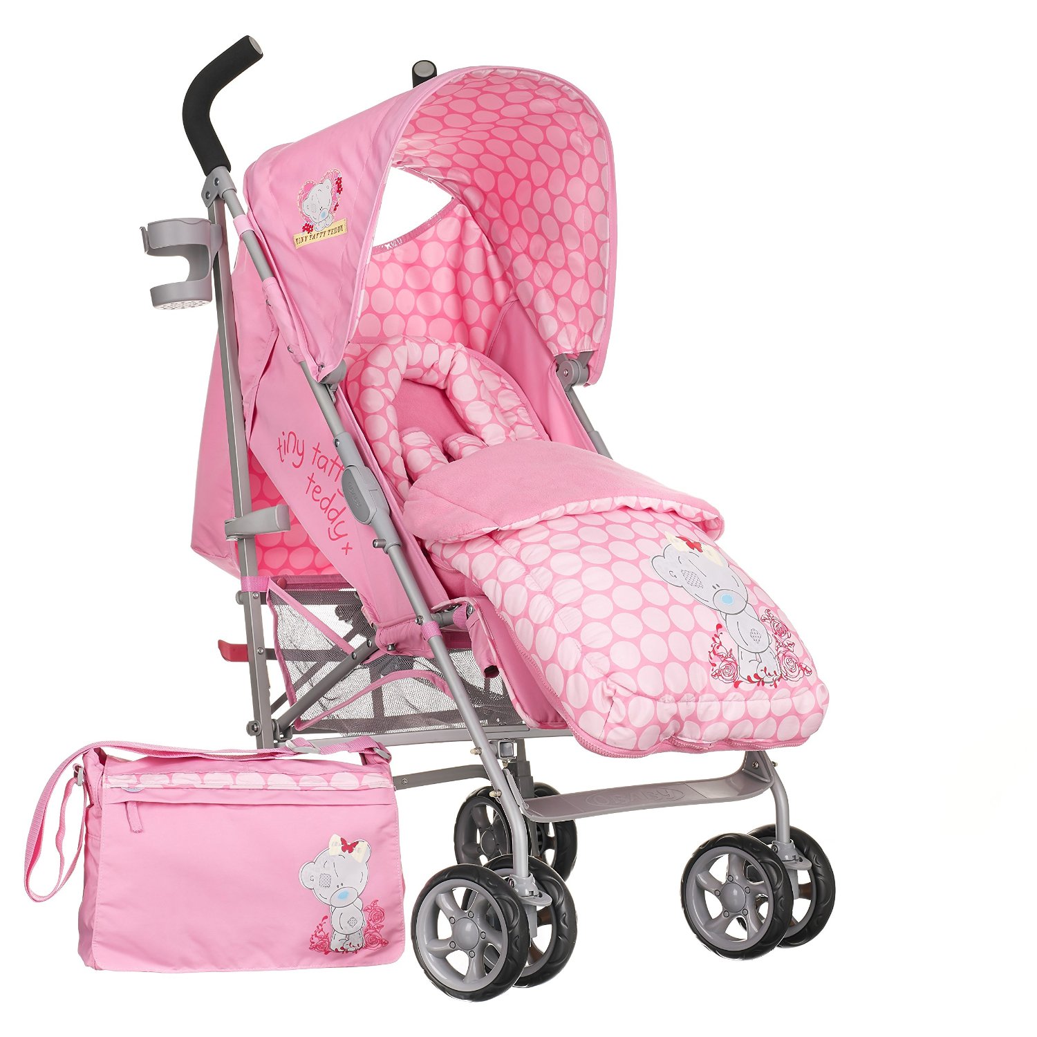 Tiny Tatty Teddy Stroller Bundle (Pink) : Amazon.co.uk: Baby Products