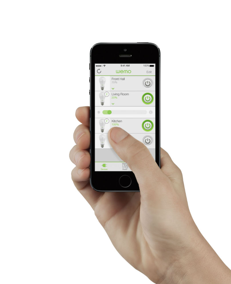 Belkin WeMo Smart Light Screw Fit E27 LED Single Light Bulb : Amazon.co ...