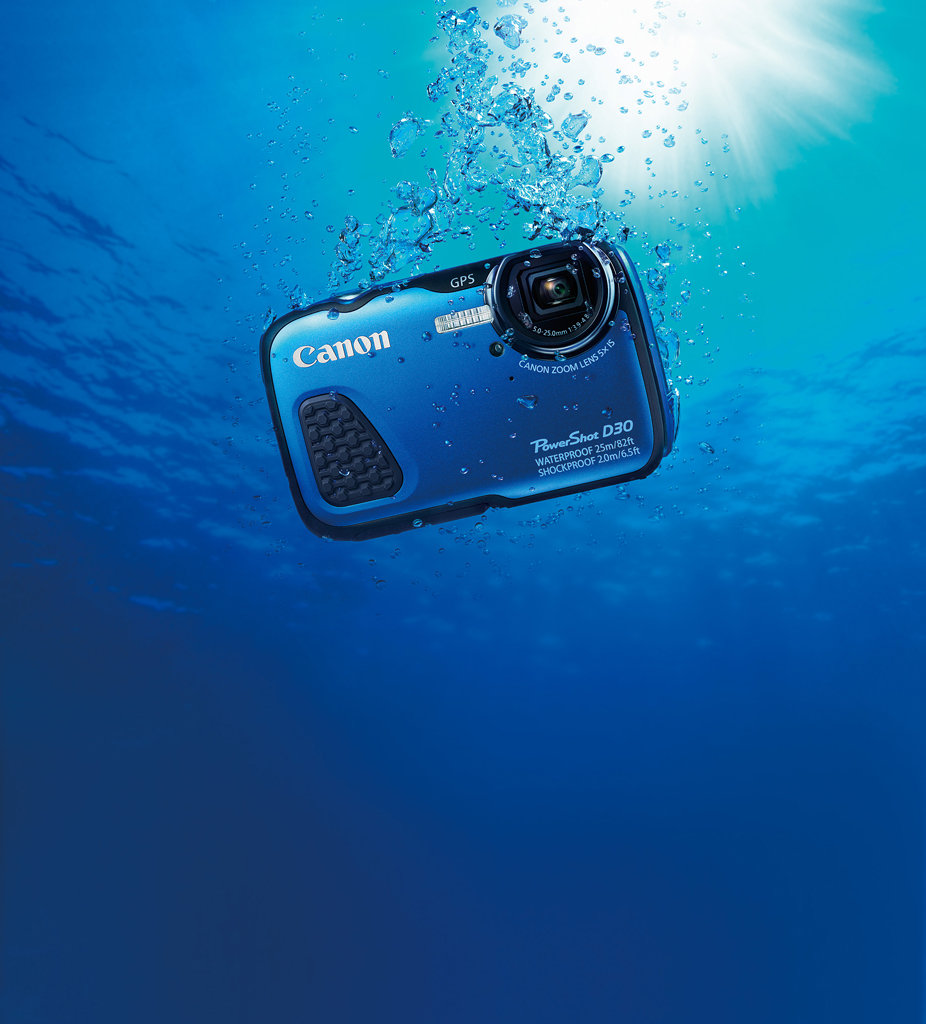 Canon PowerShot D30 Point and Shoot Digital Camera (12.1MP, 5x Optical ...