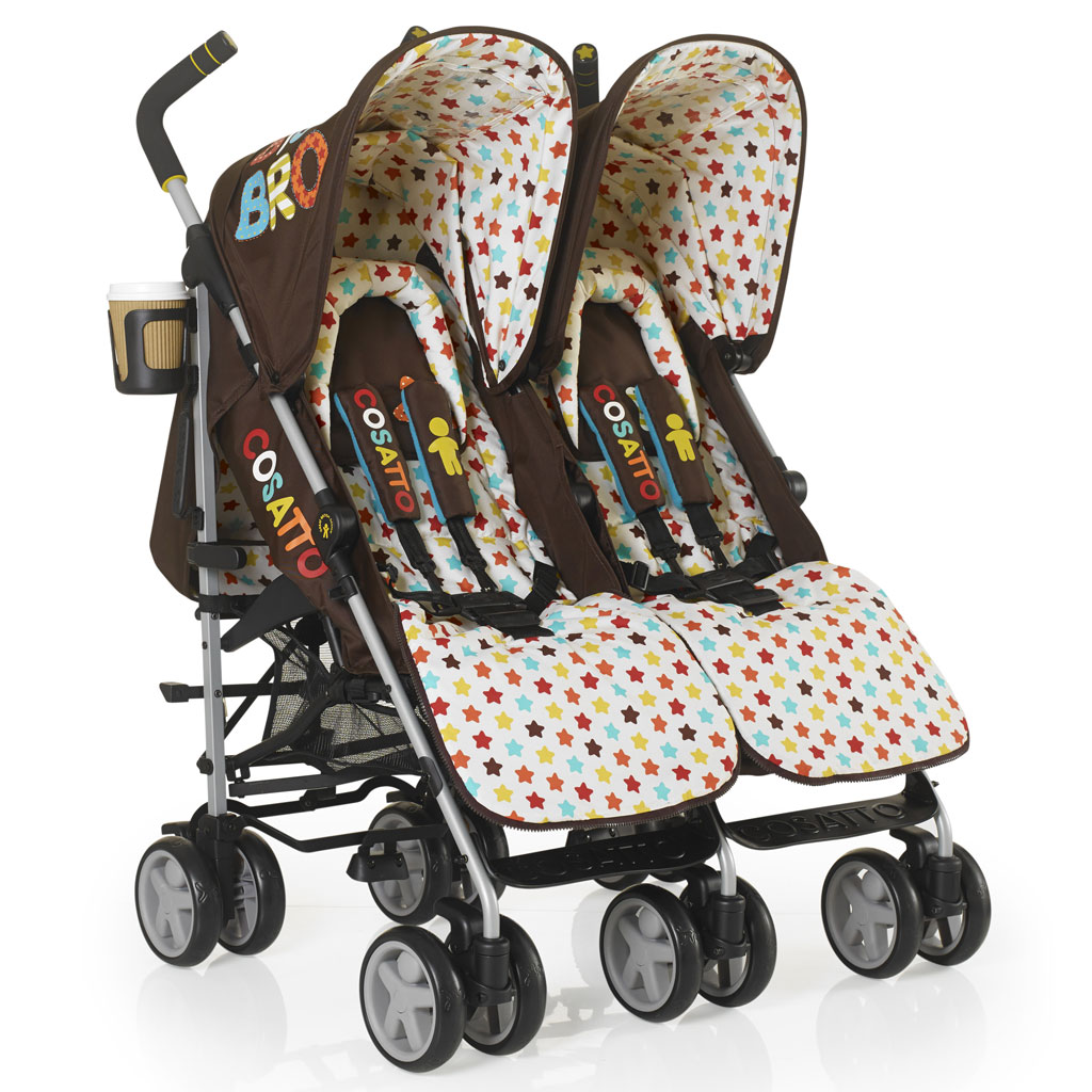 Cosatto Supa Dupa Twin Stroller - Big and Little Bro : Amazon.co.uk ...